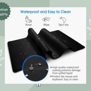 Retro Green Blue Geometry Large Mouse Pad, Mid-century 70s Vibe ...