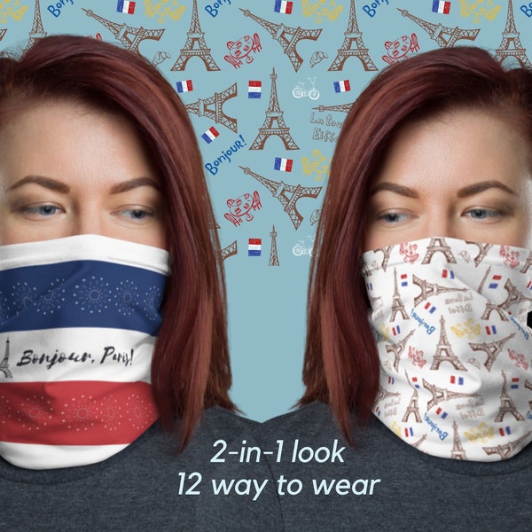 Eiffel Tower Face Mask - Etsy