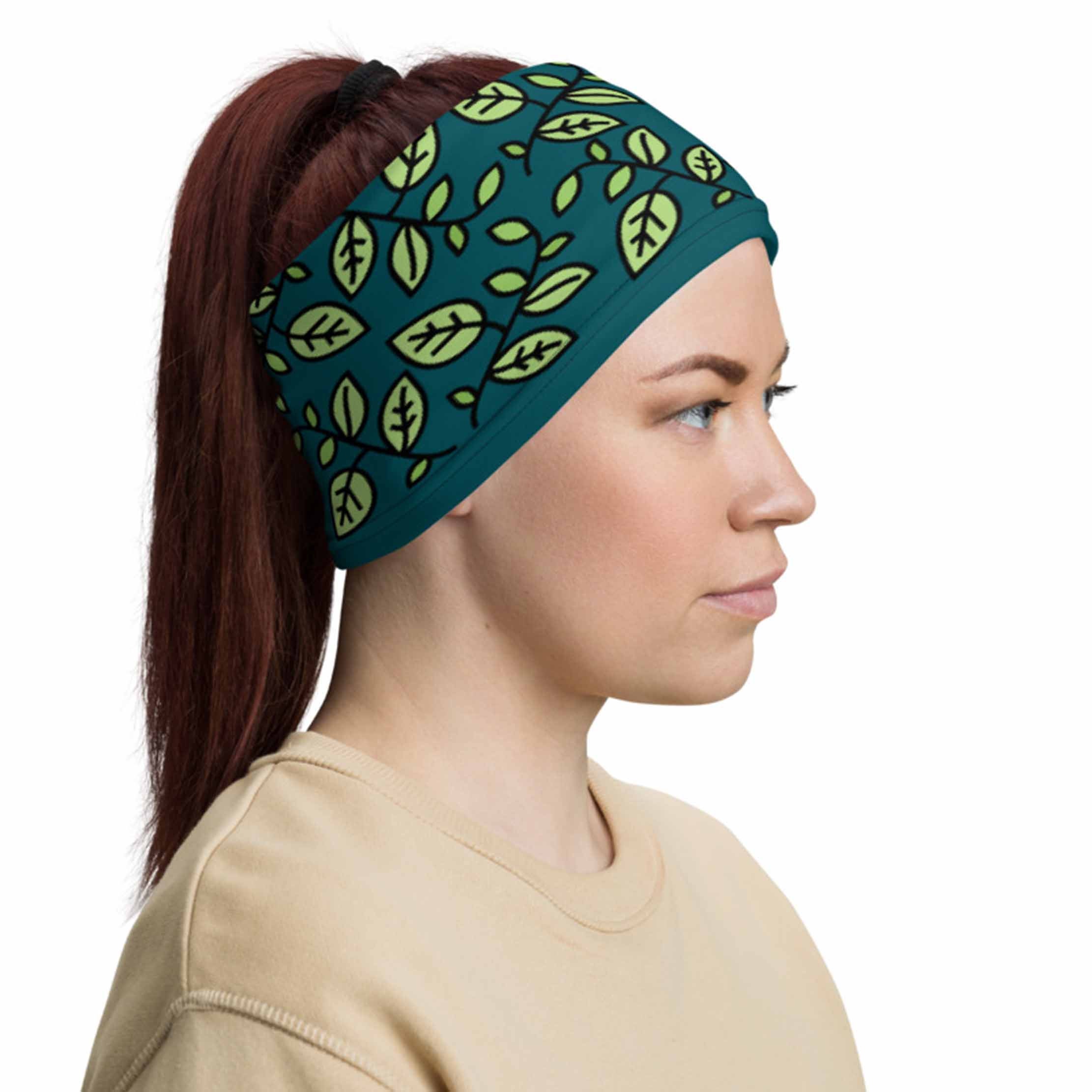 Tree Leaves Forest Face Mask, Washable Reusable Breathable Mask, Neck ...