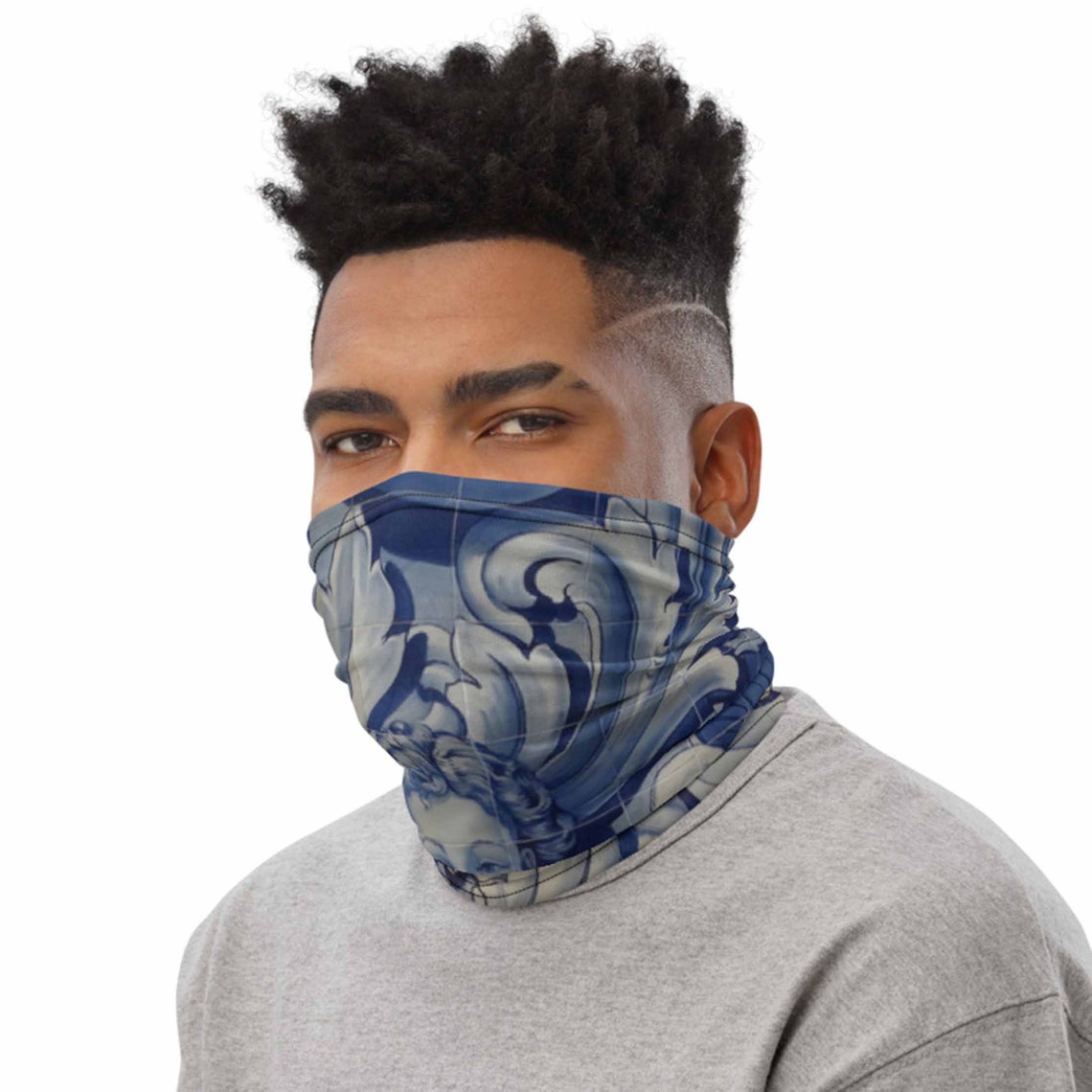 Blue Angel Greek Mythology Face Mask, Neck Gaiter, Washable Reusable ...