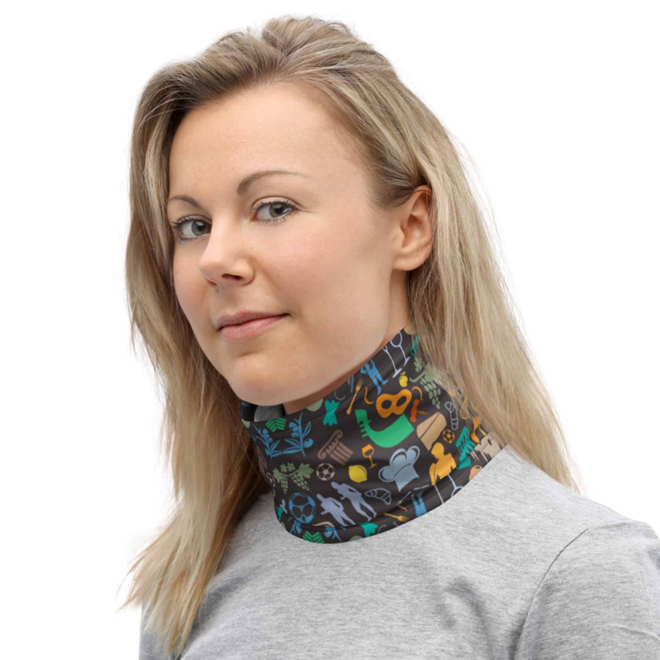 Italy Landmark Face Mask, Neck Gaiter, Washable Reusable Breathable ...