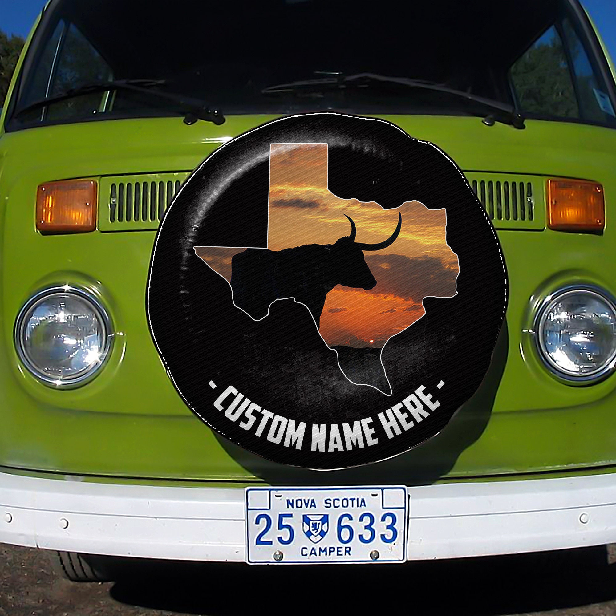 Personalized State Of Texas Spare Tire Cover
