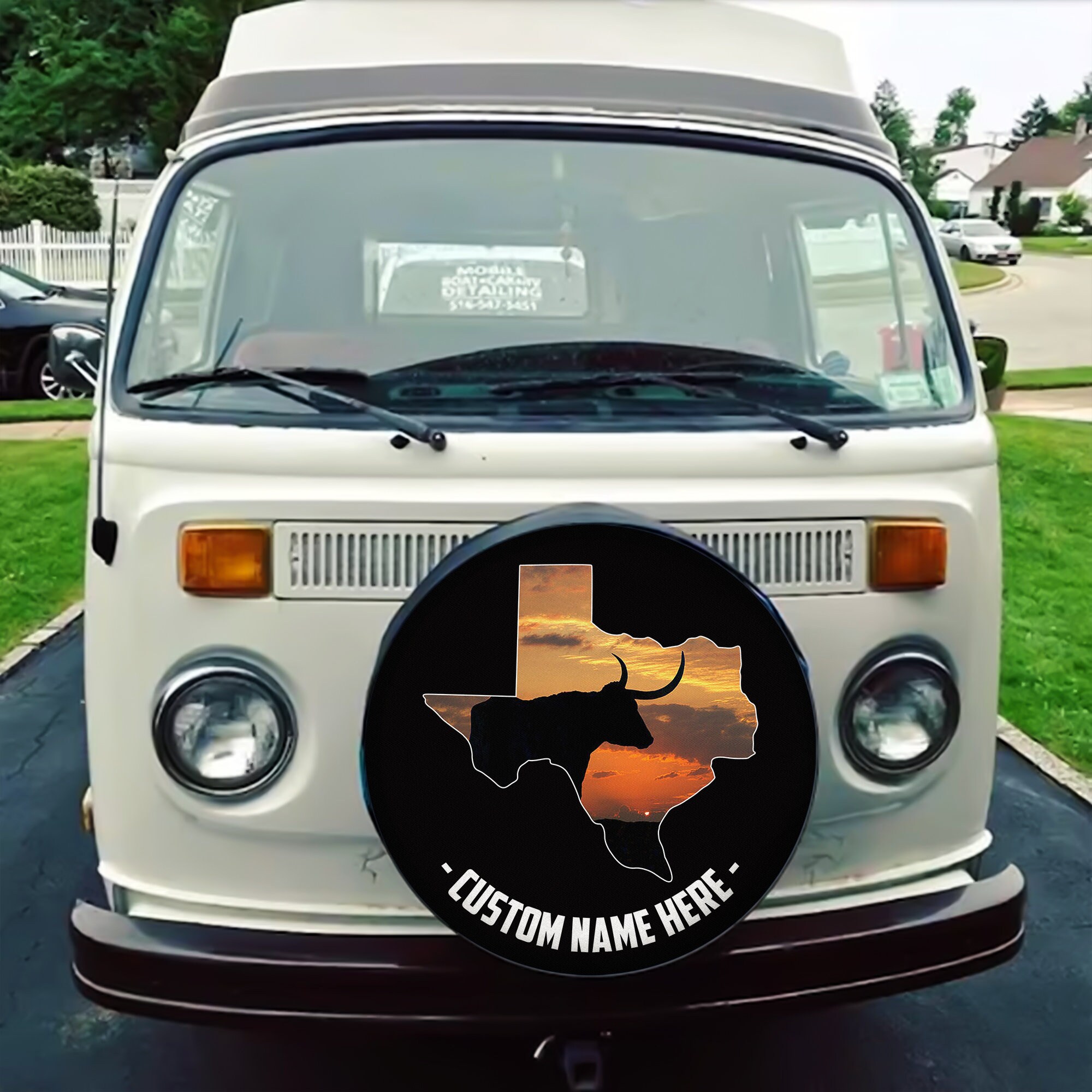 Personalized State Of Texas Spare Tire Cover