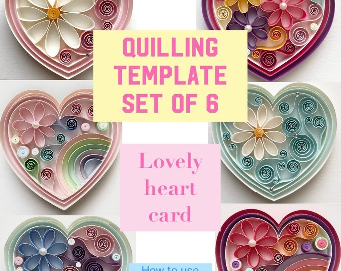 Quilling Template, Quilling Card, Quilling Patterns, Quilling Template ...