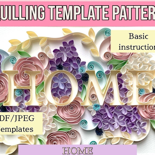 Quilling Template, Quilling Card, Quilling Patterns, Quilling Template ...