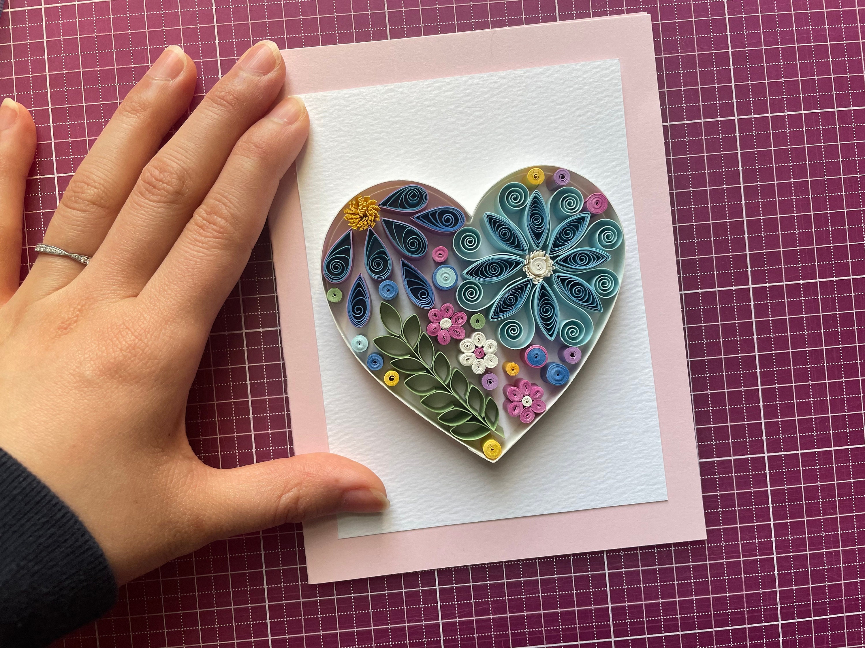 Quilling Template Quilling Card Quilling Patterns Quilling - Etsy