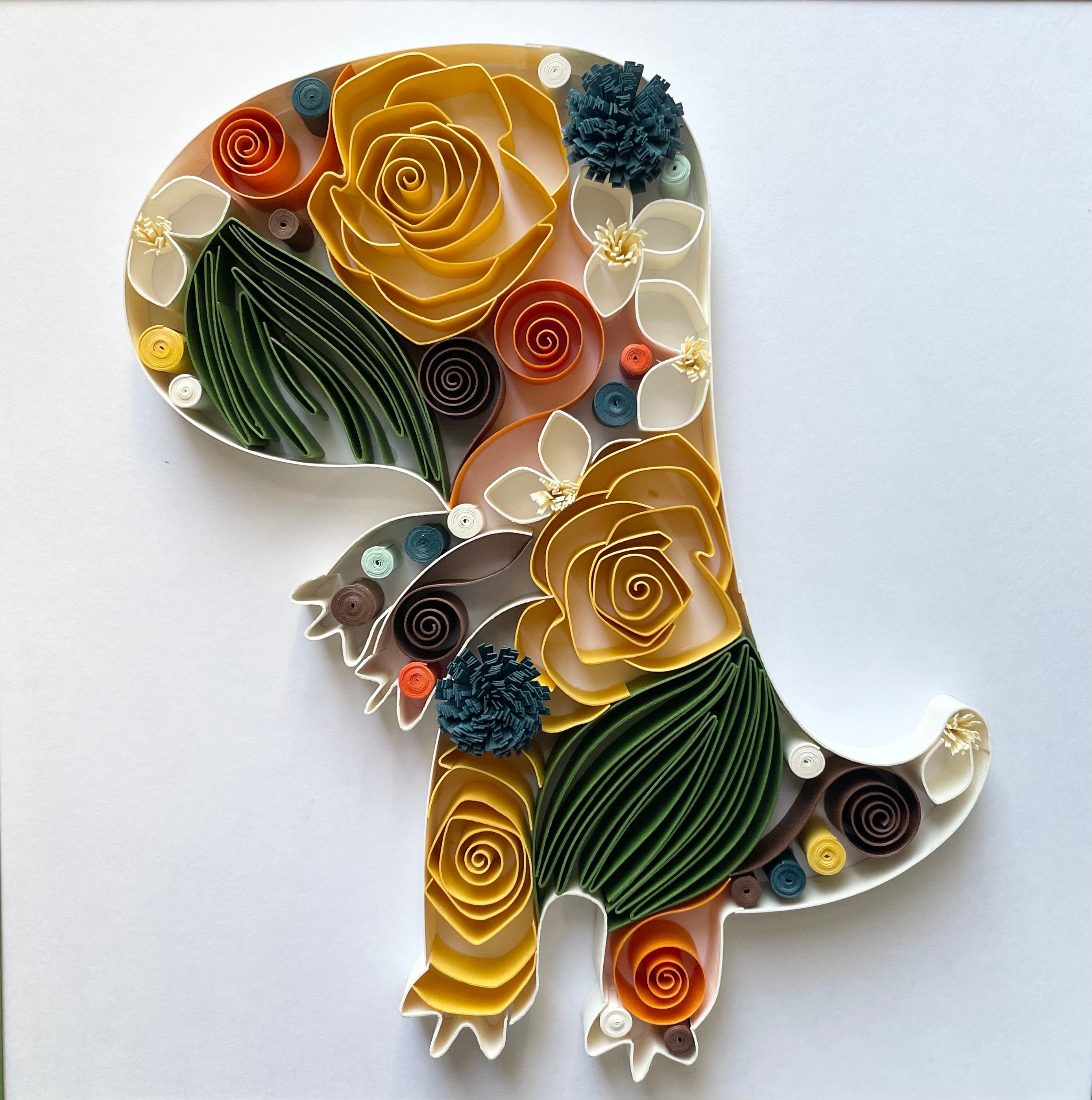 Dinosaur Quilling Template, Quilling Patterns, Quilling Template ...