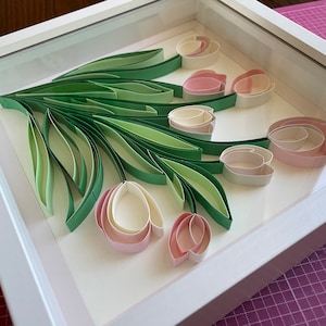 Tulip Quilling Template, Quilling Patterns, Quilling Template Patterns ...