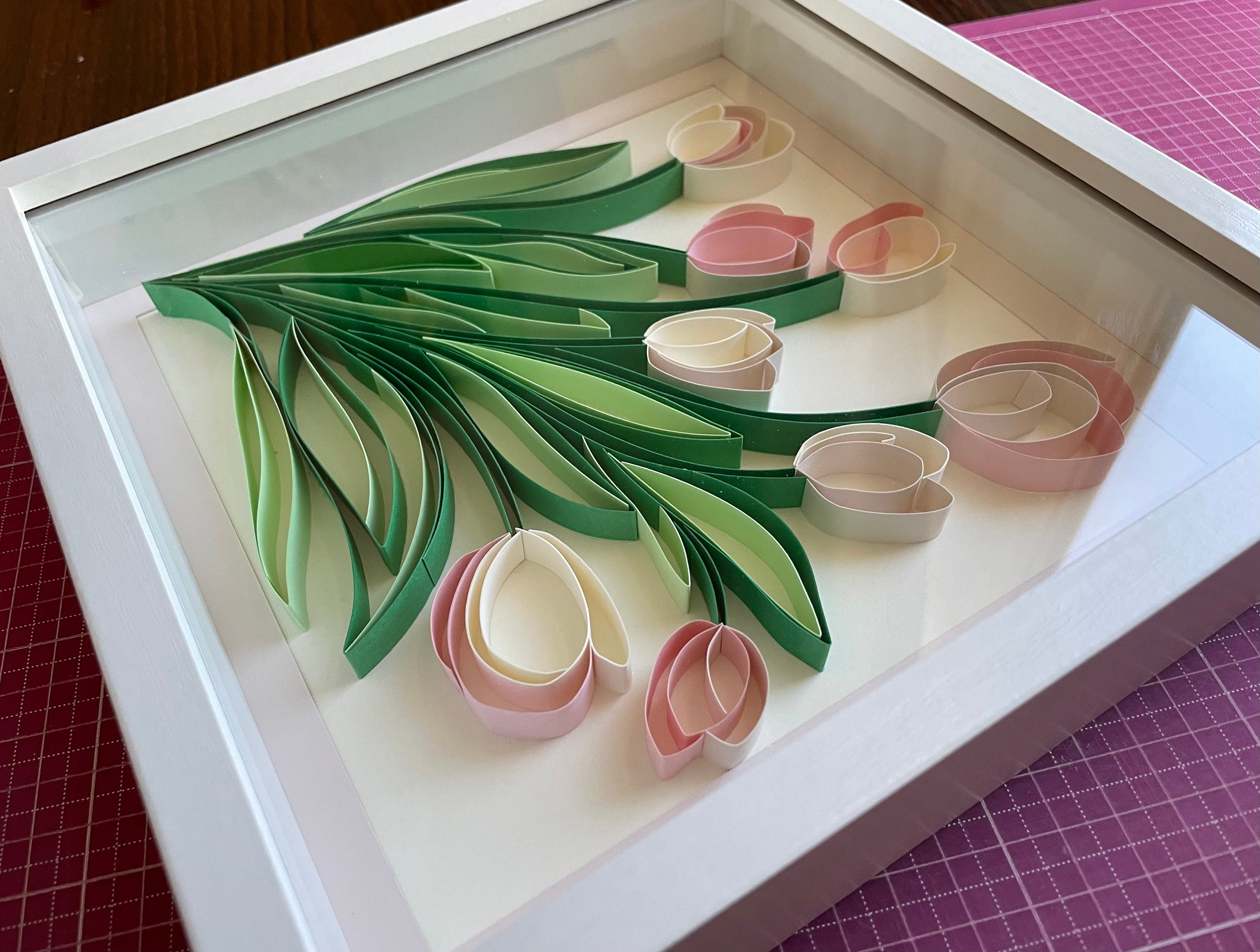 Tulip Quilling Template, Quilling Patterns, Quilling Template Patterns ...