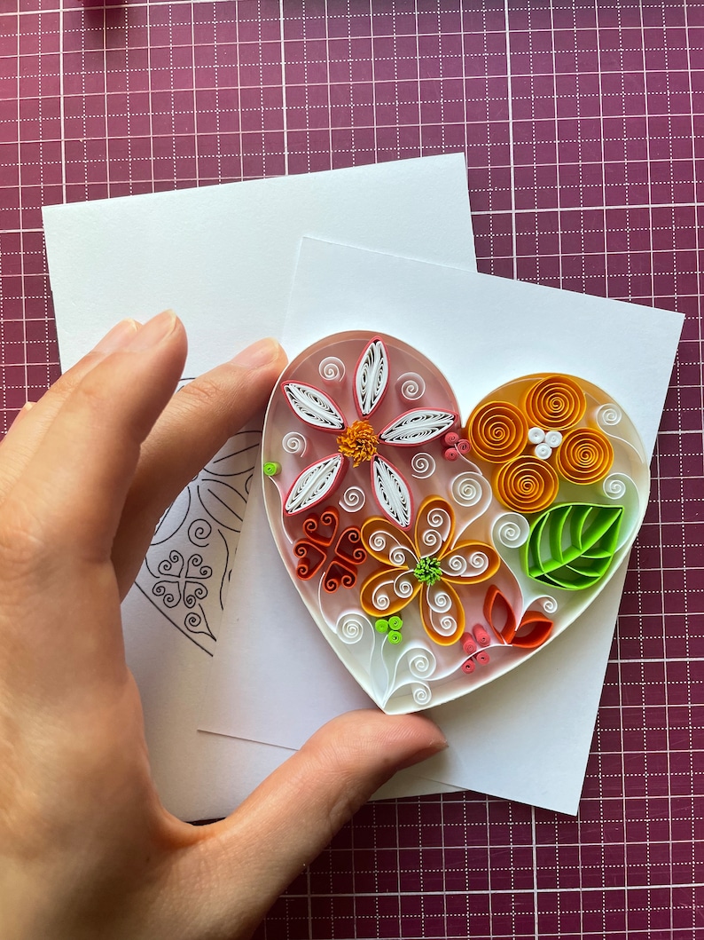 Quilling Template Quilling Card Quilling Patterns Quilling - Etsy