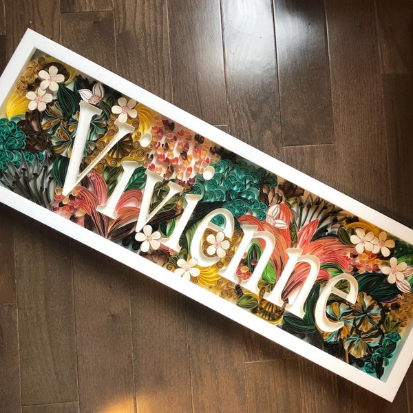 Quilling Name - Etsy