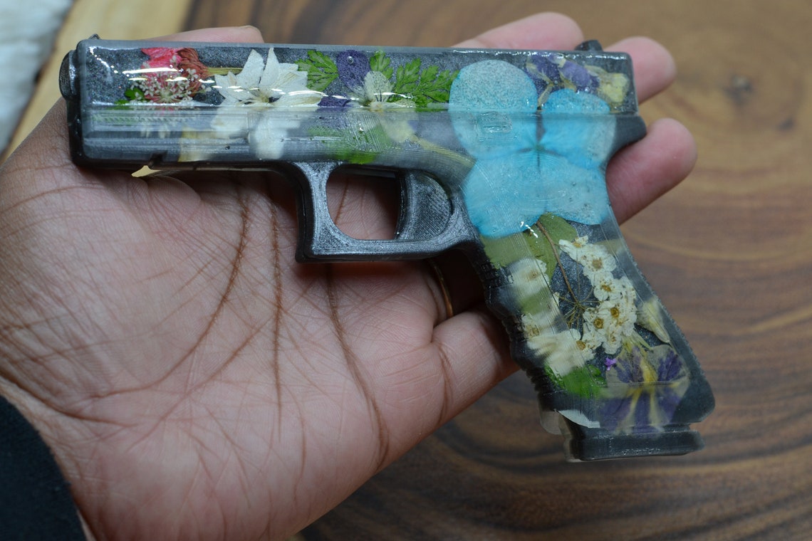 Decorative Botanical Full Replica Gun - Etsy