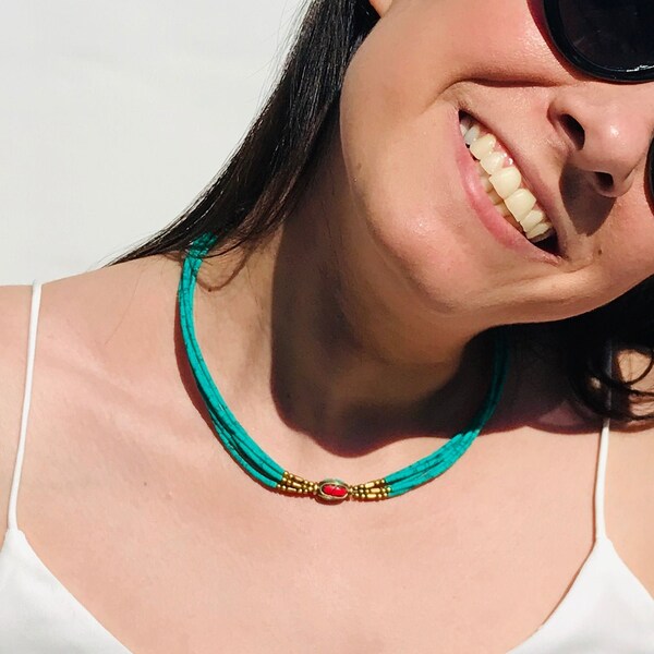 Multi Strand Seed Bead Necklace - Etsy