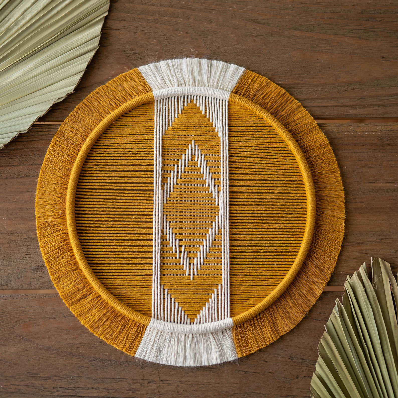 Geometric Decoration Kitchen Decor String Wall Art Fiber - Etsy