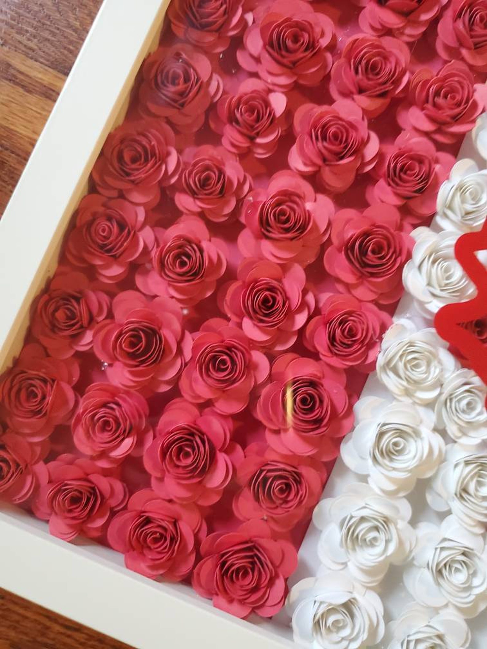 Canada Flag, Canada Day Decor, Shadowboxes, Gift Ideas, Red Roses ...