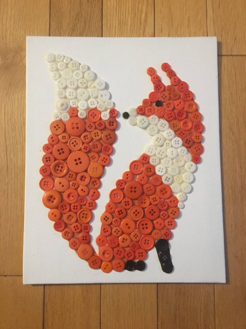 Home Decor, Unique Pictures, Button Pictures, Button Art, Wall Hangings ...