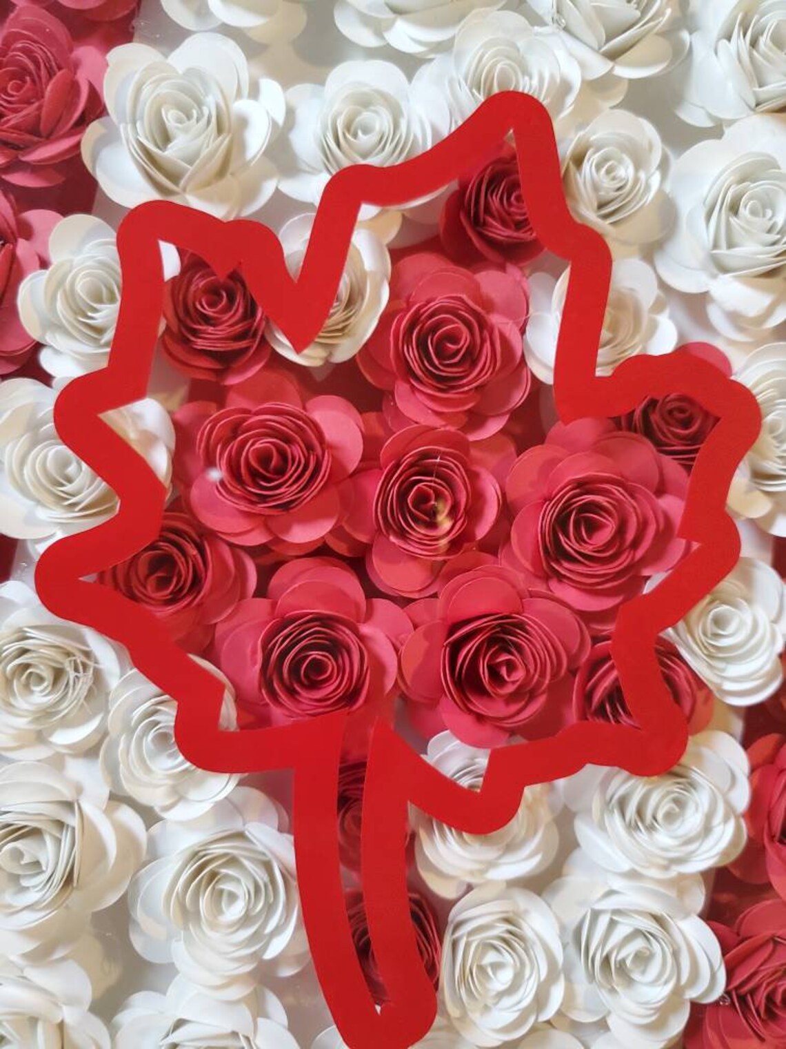 Canada Flag, Canada Day Decor, Shadowboxes, Gift Ideas, Red Roses ...