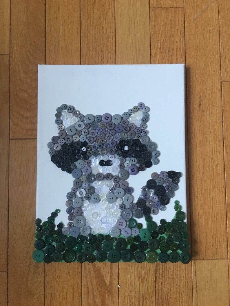 Home Decor, Unique Pictures, Button Pictures, Button Art, Wall Hangings ...