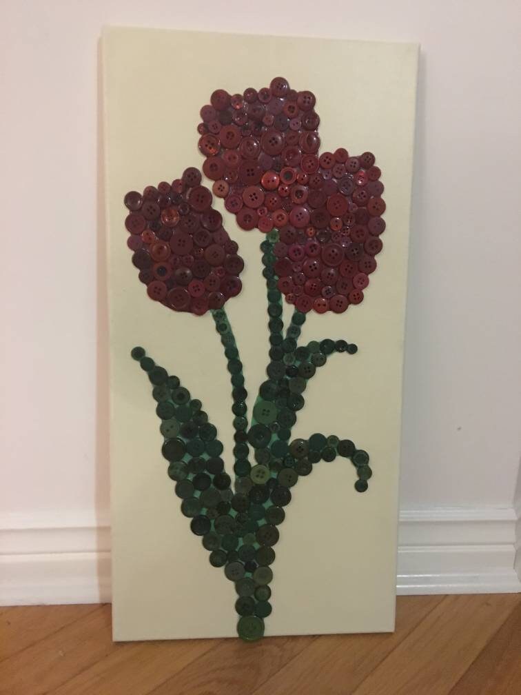 Home Decor, Unique Pictures, Button Pictures, Button Art, Wall Hangings ...