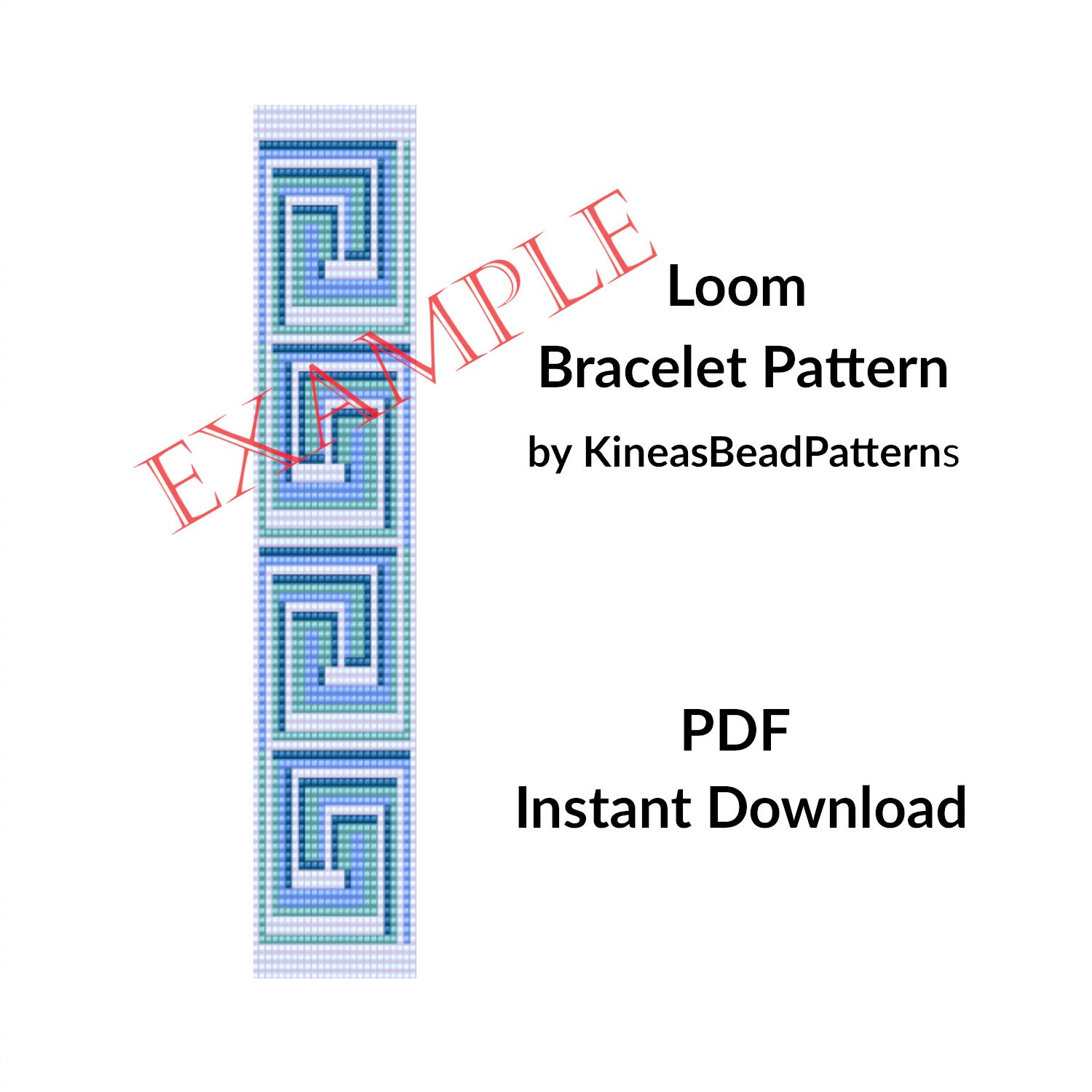 Feather Loom Bracelet Pattern Loom PDF Pattern - Etsy
