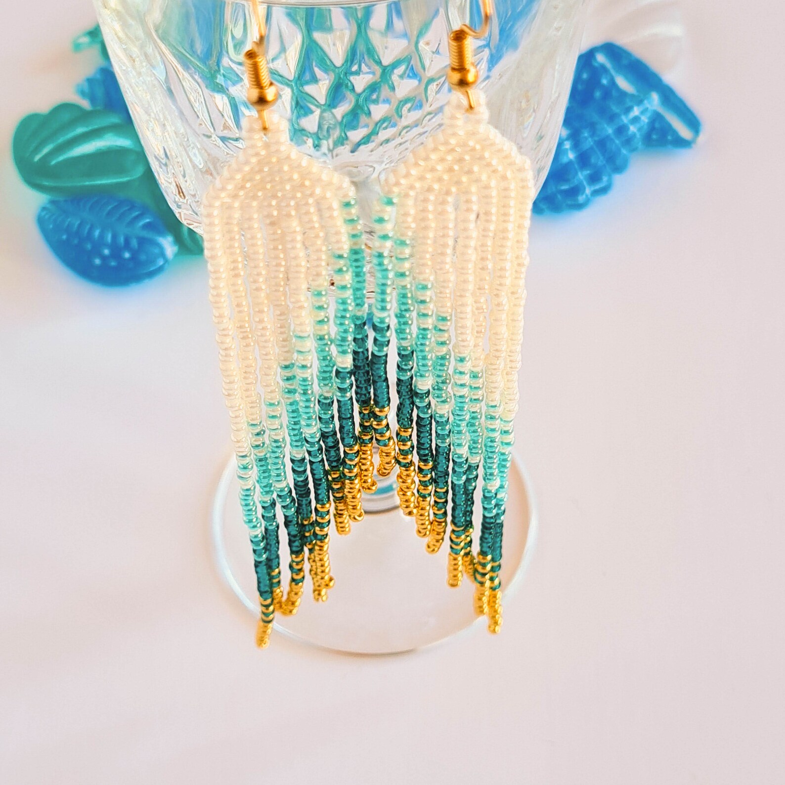 Beaded Fringe Earring Diy Bead Weaving Pdf Digital Pattern - Etsy