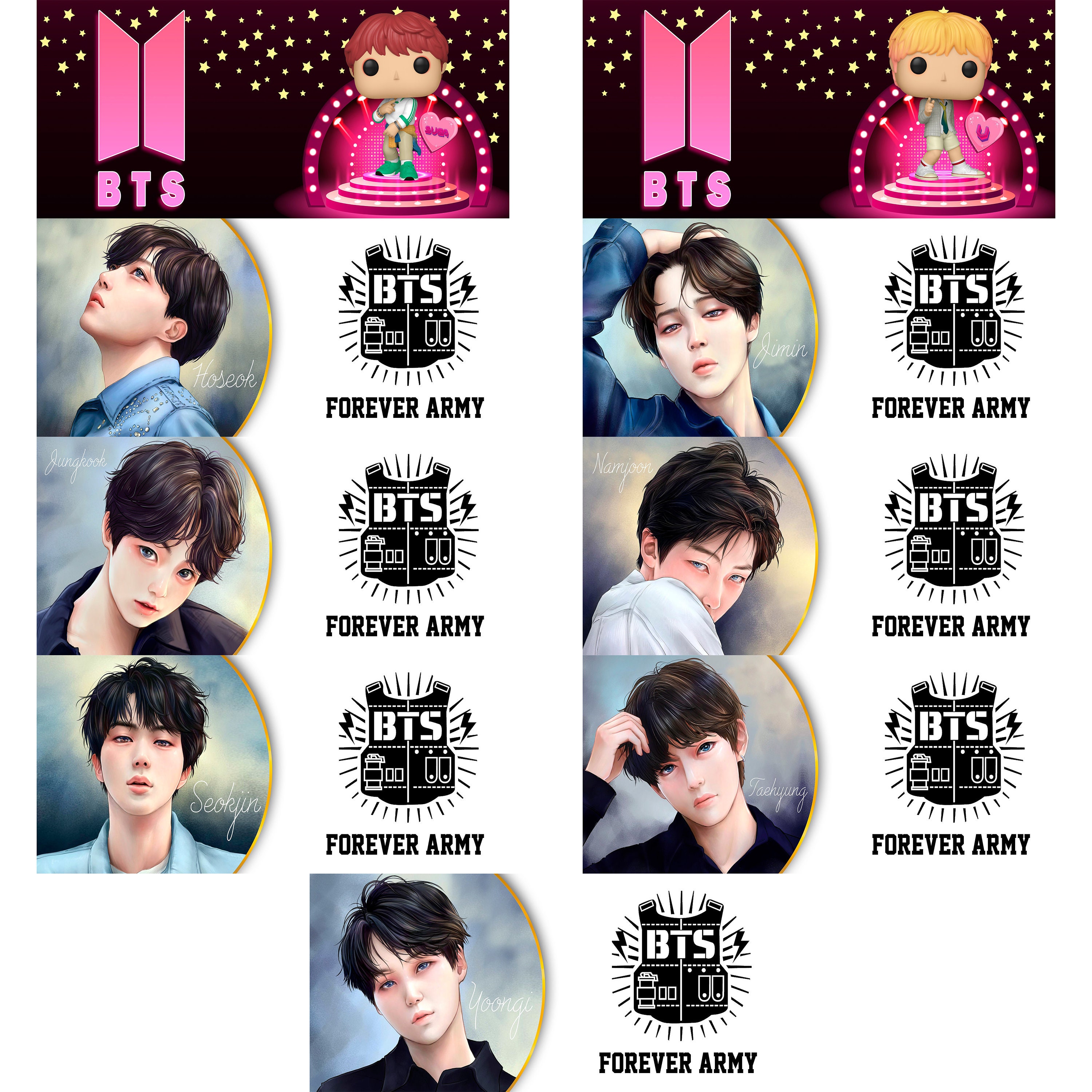 29 Mug Design Template BTS Mug Sublimation Template BTS - Etsy