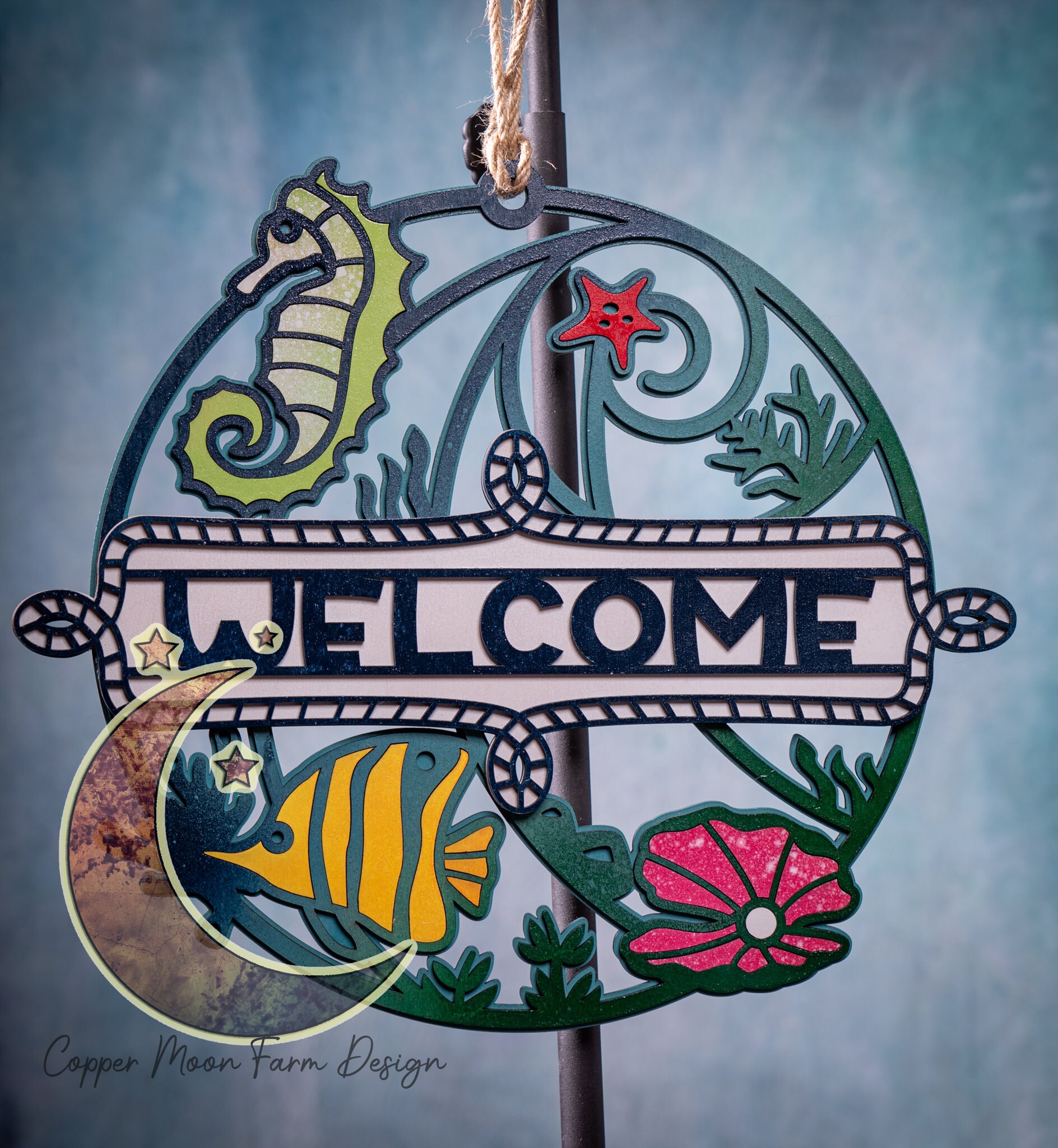 Personalized Under the Sea Laser Cut Wooden Sign 11.5 X - Etsy