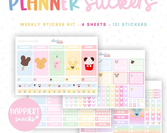 Disney Planner Stickers, Disney Stickers, Disney World, Disney Food ...