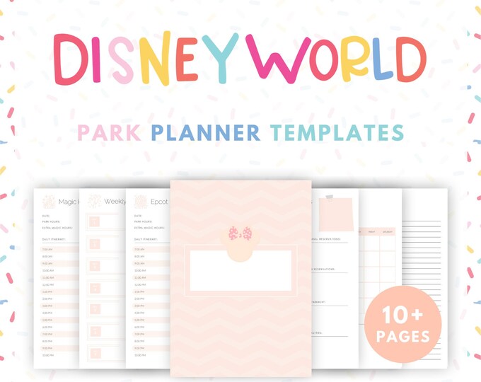 Disney Planner Printables Stickers & by HappiestPlansOnEarth