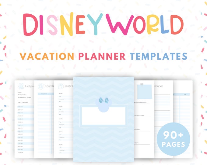 Disney Planner Printables Stickers & by HappiestPlansOnEarth