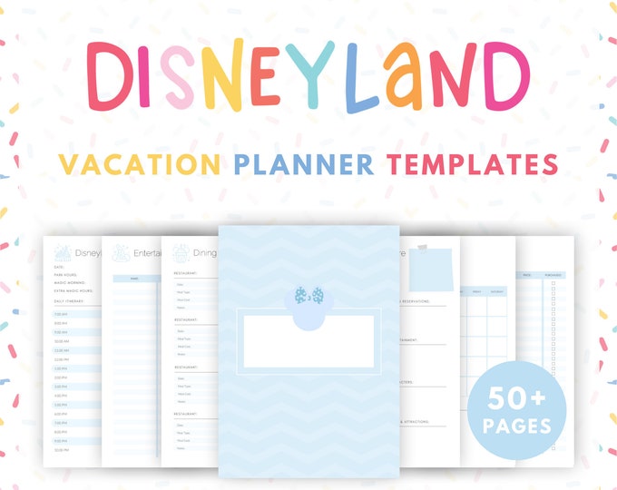 Disney Planner Printables Stickers & by HappiestPlansOnEarth