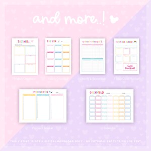 Budget Planner Printable Templates Digital Finance Planner Disneyparks ...
