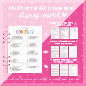 Disneyworld Vacation Planning Guide Book 90 Digital & Printable ...