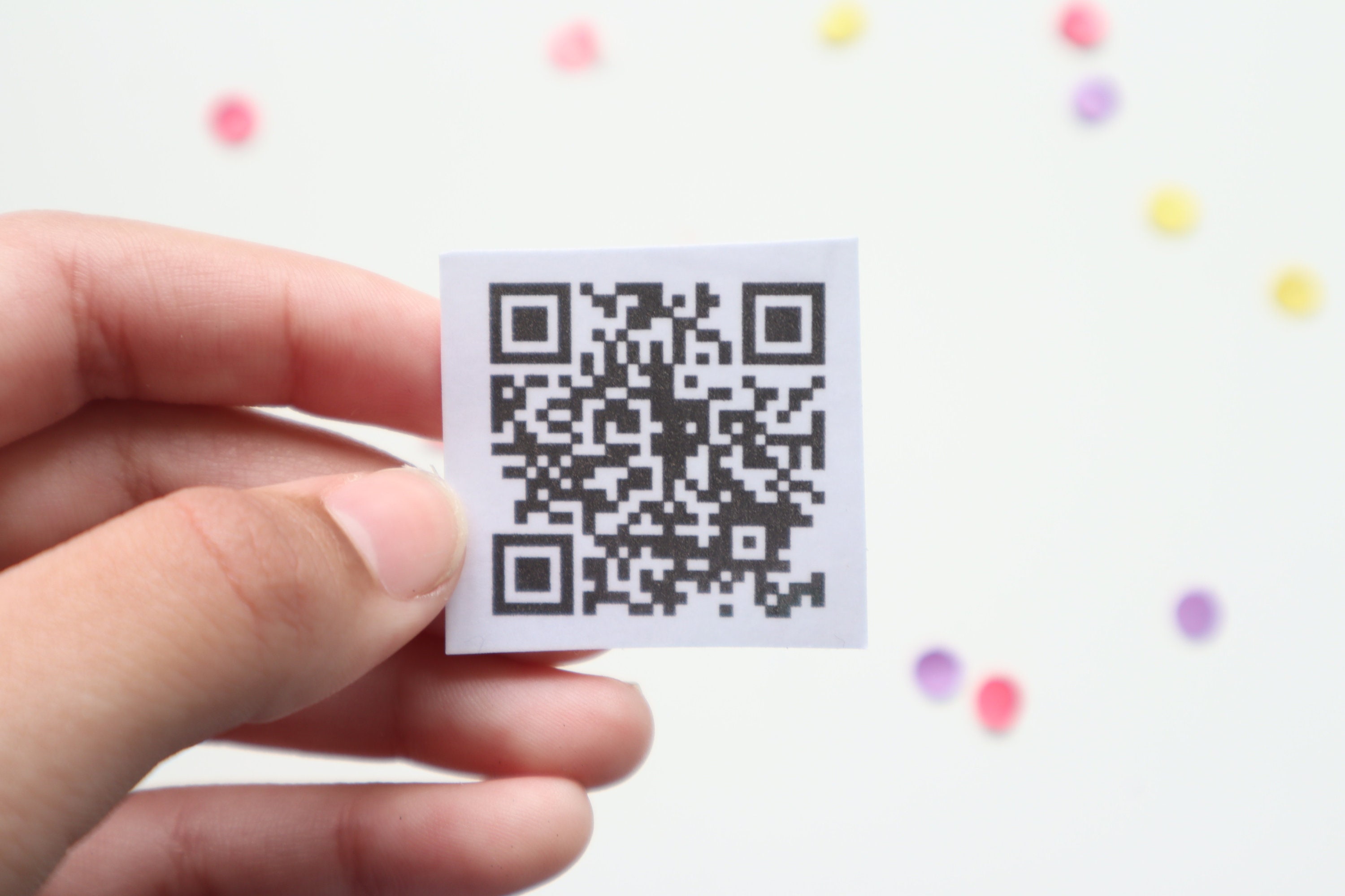 Autocollant de code QR personnalisé, autocollants, autocollants ...
