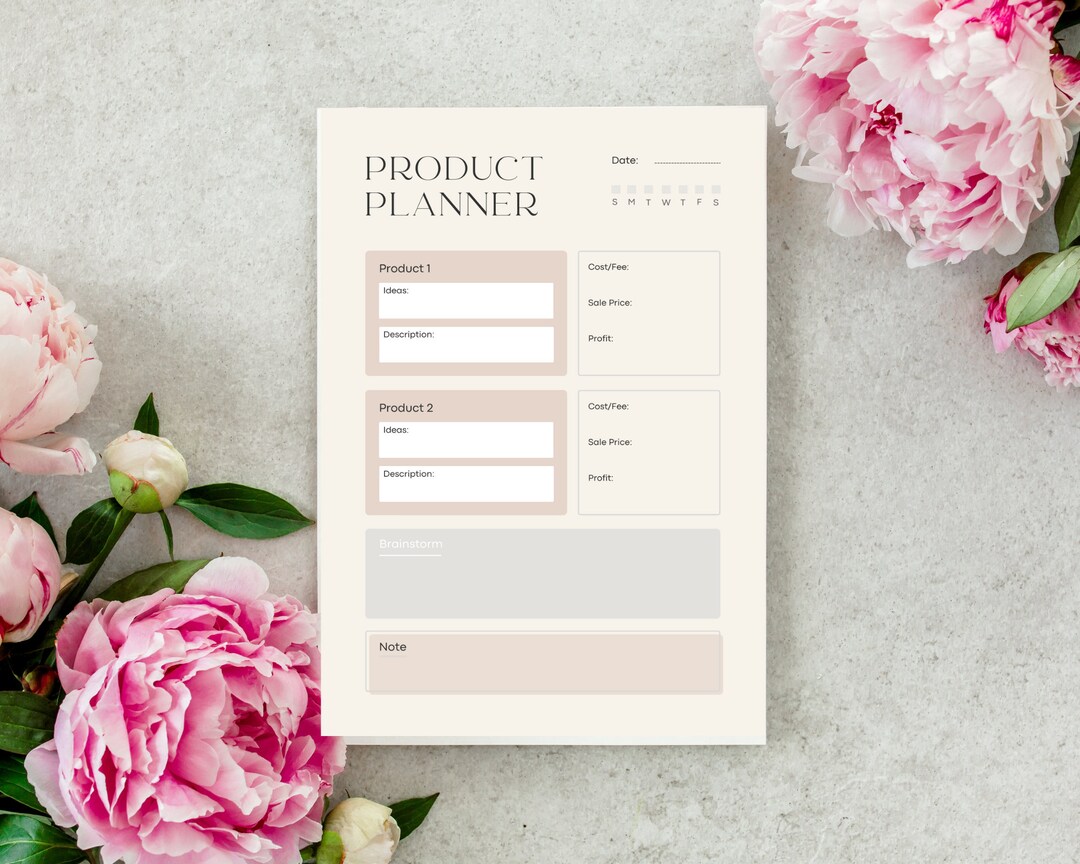 Business Planner Printable Business Planner Editable Business Planner ...