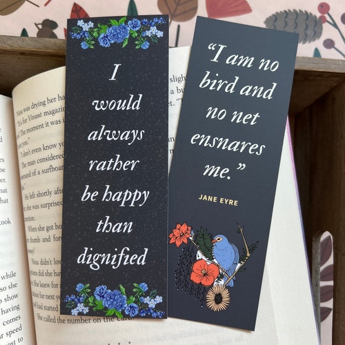 Classic Women Bookmark Set Jane Eyre / Little Women / Pride | Etsy