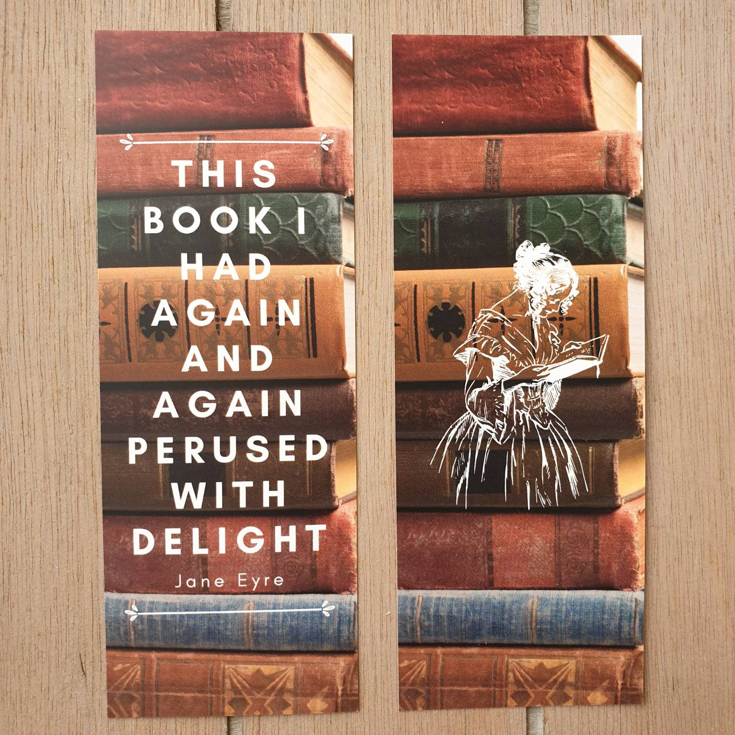 Jane Eyre Bookmark Charlotte Brontë Reading Gift Book | Etsy