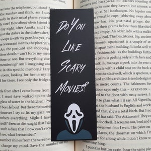 Scream Bookmark | Horror | Reading Gift | Book Gift | Horror Film ...