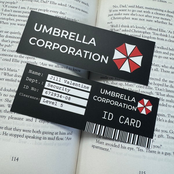 Resident Evil Id Card - Etsy