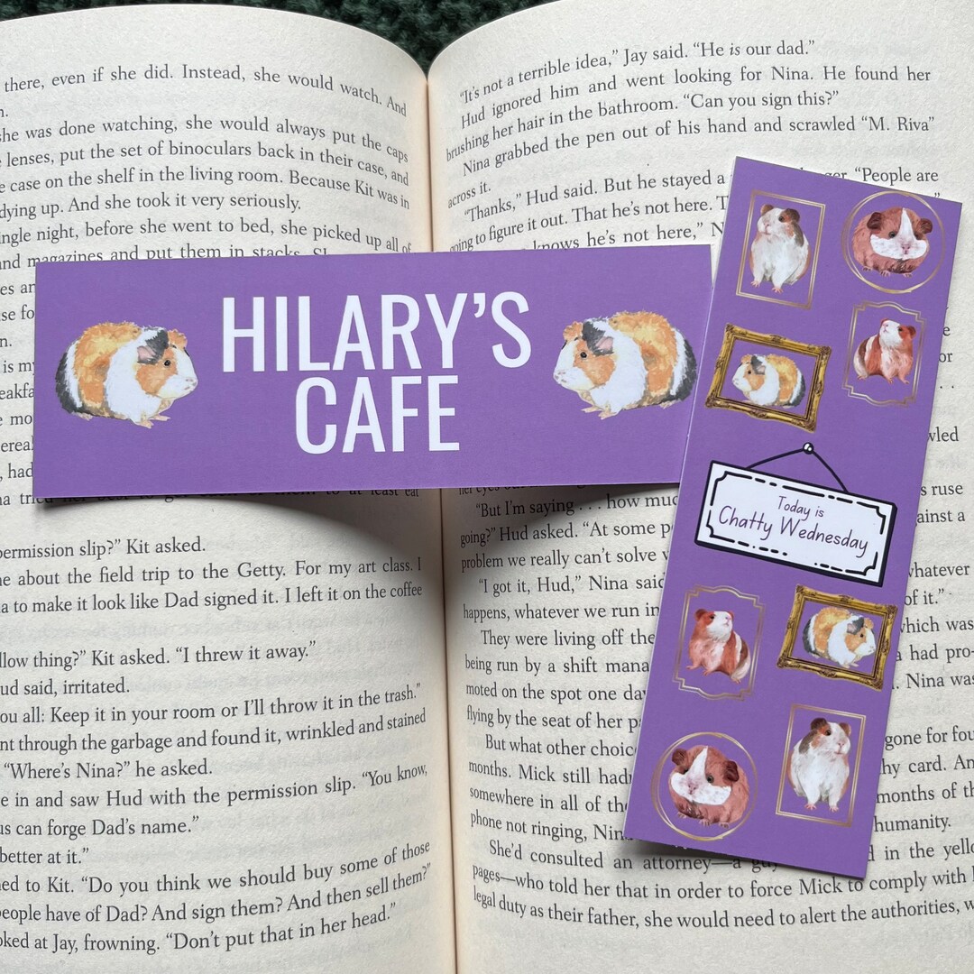 Hilary’s Cafe Inspired Bookmark | Hot Priest | Reading Gift | Book Gift ...