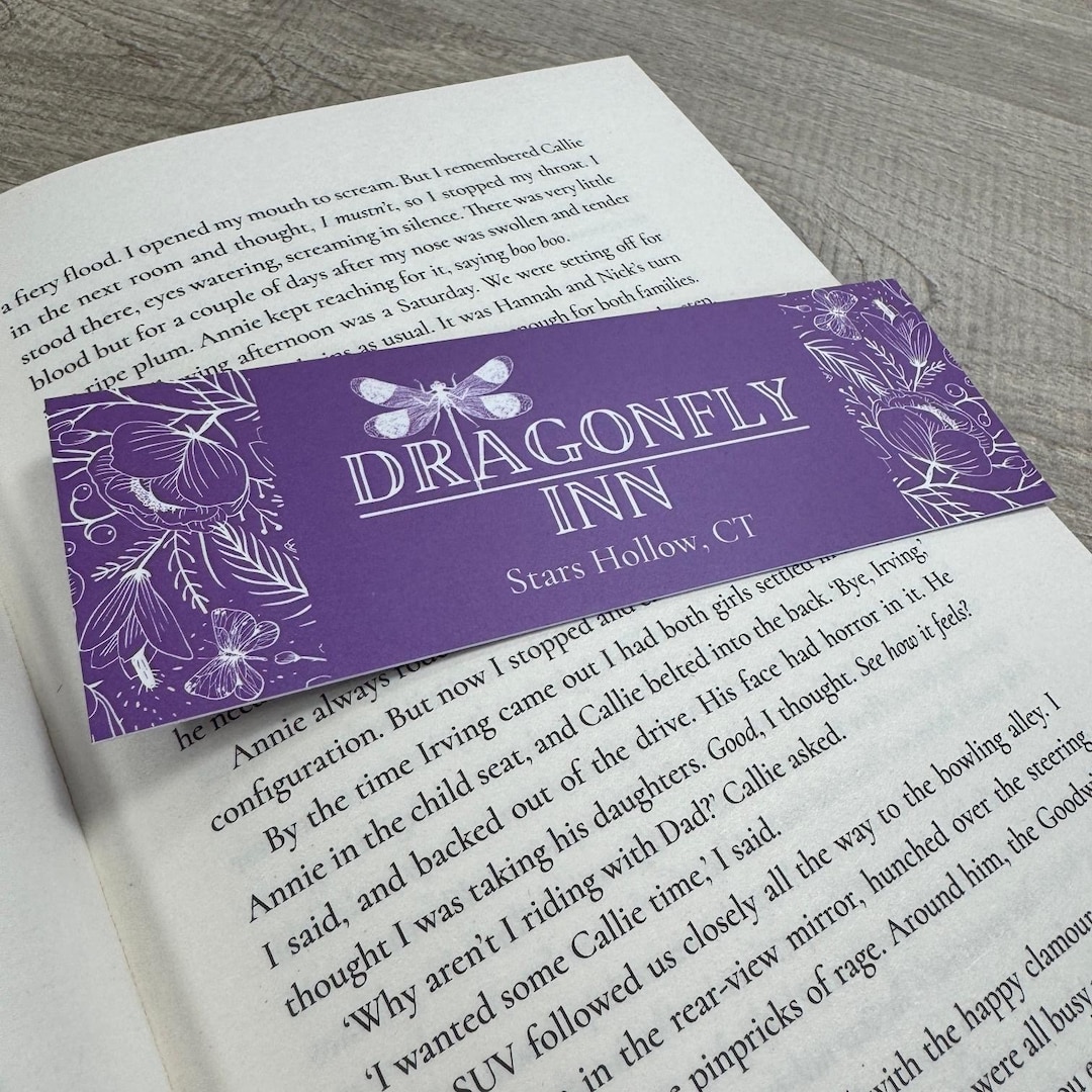 Dragonfly Inn Bookmark | Reading Gift | Book Gift | Book Quote | Fall ...