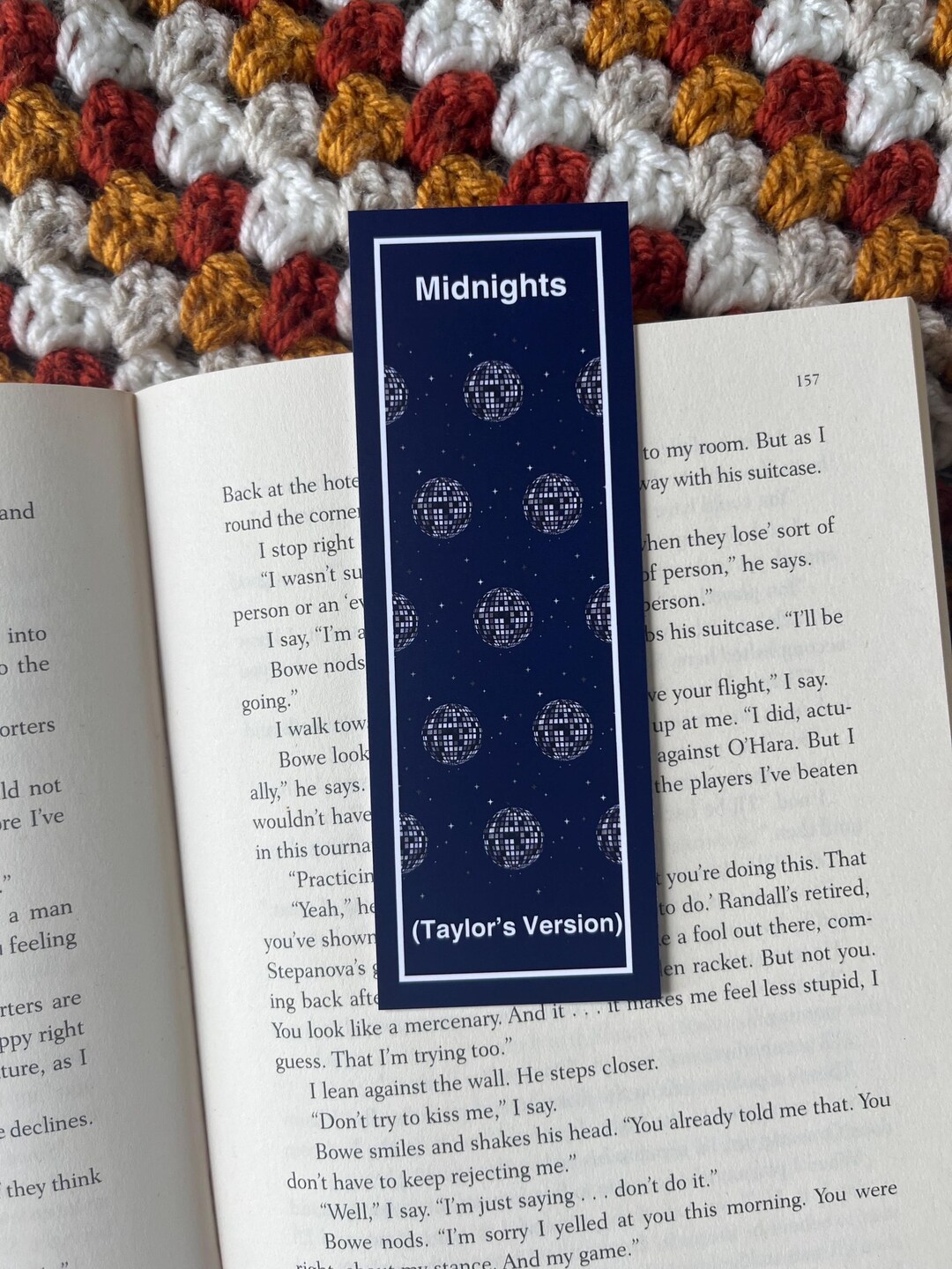 Midnights Inspired Bookmark Bejewelled Reading Gift Song Lyrics ...