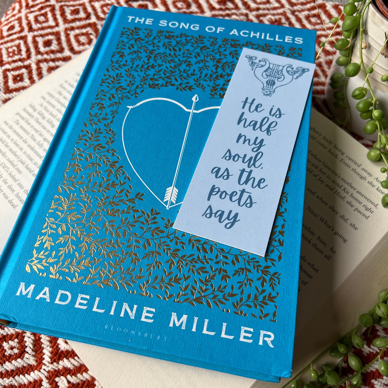 Achilles Inspired Bookmark | Reading Gift | Bookish Gift | Fiction ...