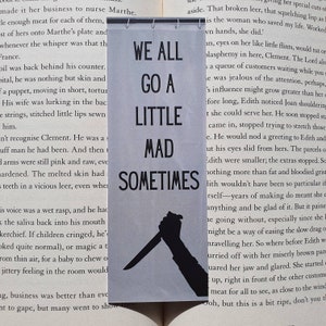Psycho Bookmark | Horror | Reading Gift | Book Gift | Horror Film ...