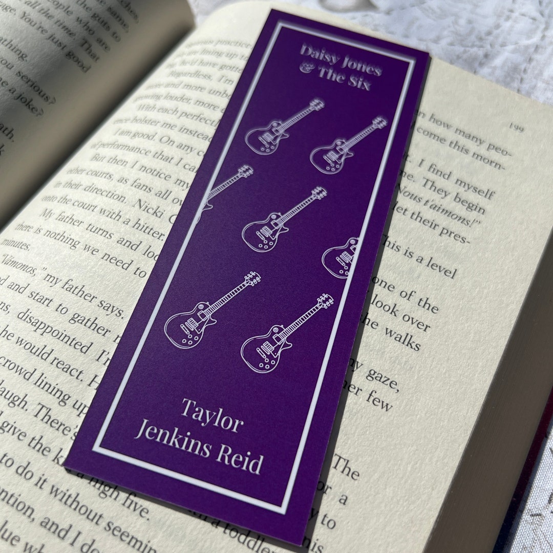 Daisy J & the Six Inspired Bookmark | Reading Gift | Bookish Gift ...