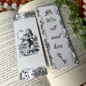 Alice in Wonderland Bookmark | Lewis Carroll | Reading Gift | Book Gift ...