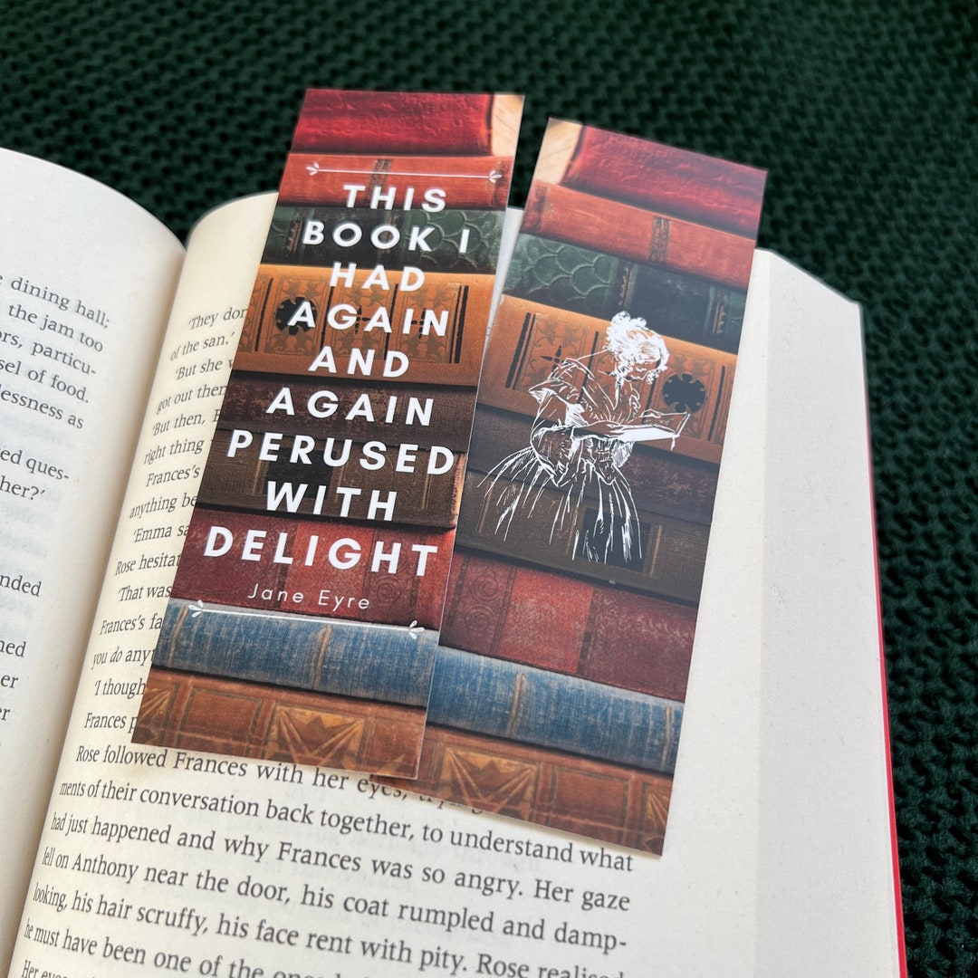 Jane Eyre Bookmark | Charlotte Brontë | Reading Gift | Book Gift ...