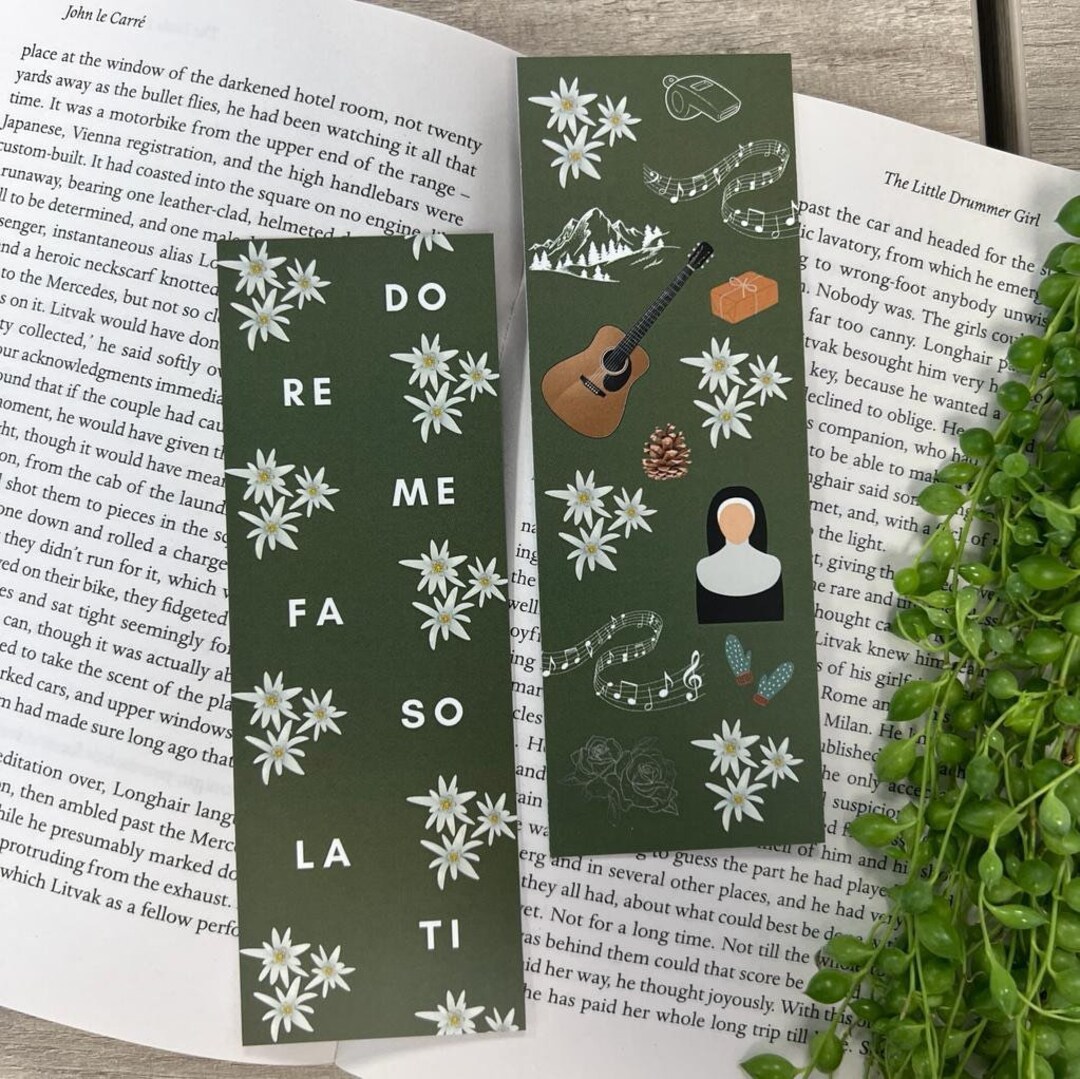 The Sound of Music Inspired Bookmark | Quote | Reading Gift | Book Gift ...