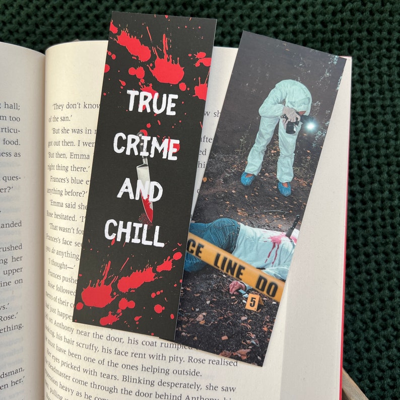 True Crime Bookmark | True Crime | Reading Gift | Book Gift ...
