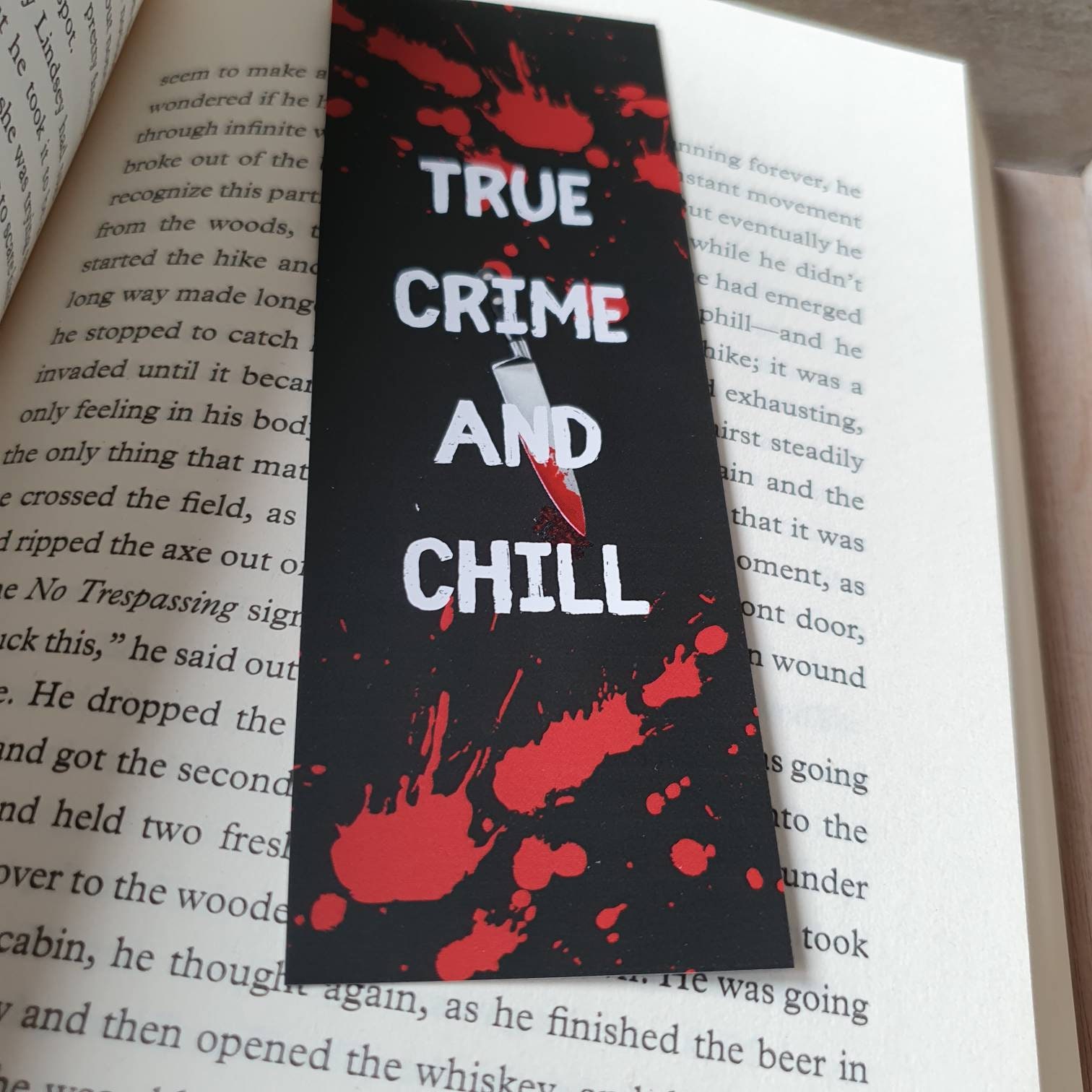 True Crime Bookmark True Crime Reading Gift Book Gift - Etsy UK